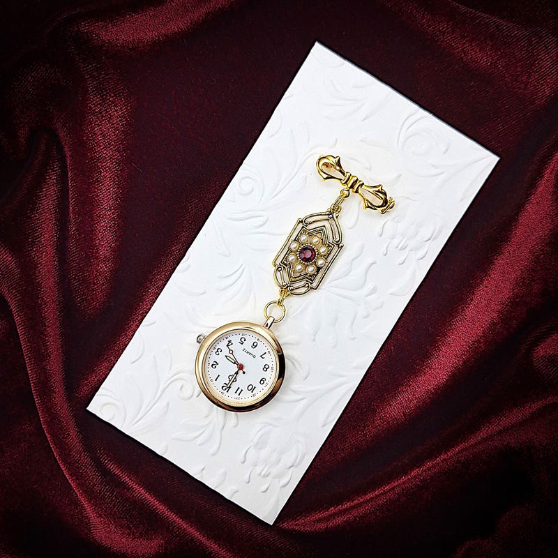 Medallion Pocket Watch - Etsy