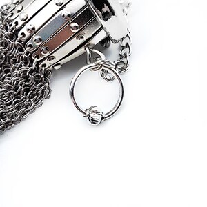 Vintage Style Gate Top Chain Mail Coin Purse W/ Chain Tassel ...