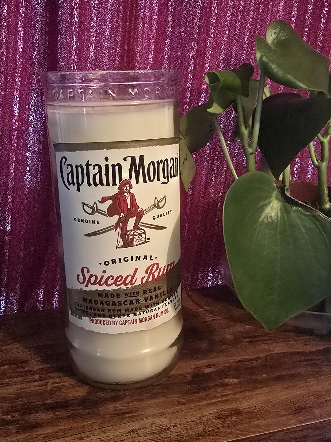 Captain Morgan Decorative Amber & Rum Scented Candle - Etsy