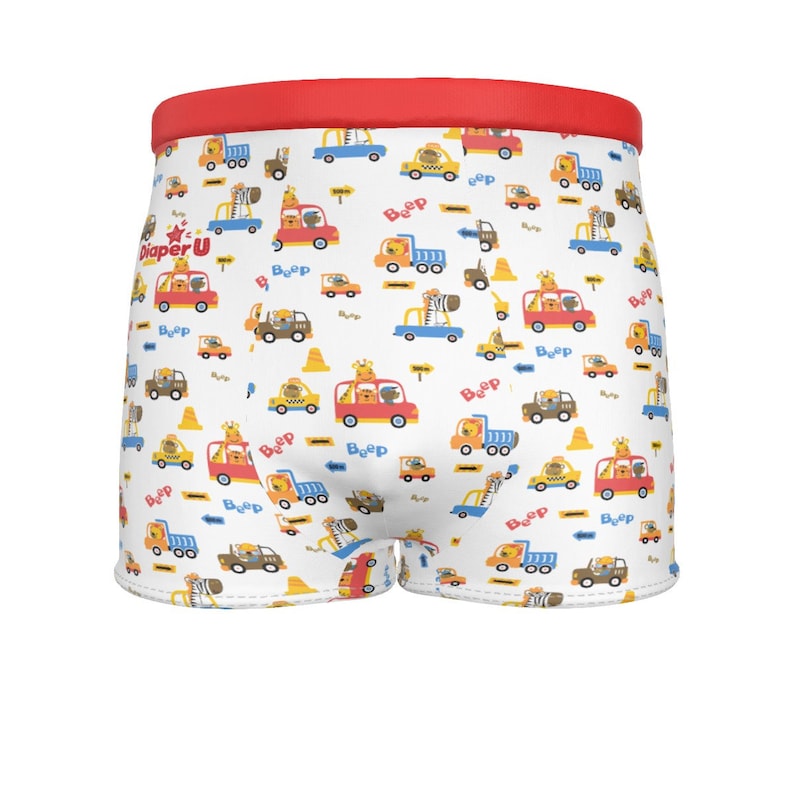 Adult Baby Boy Boxer Briefs Red Animals - Etsy