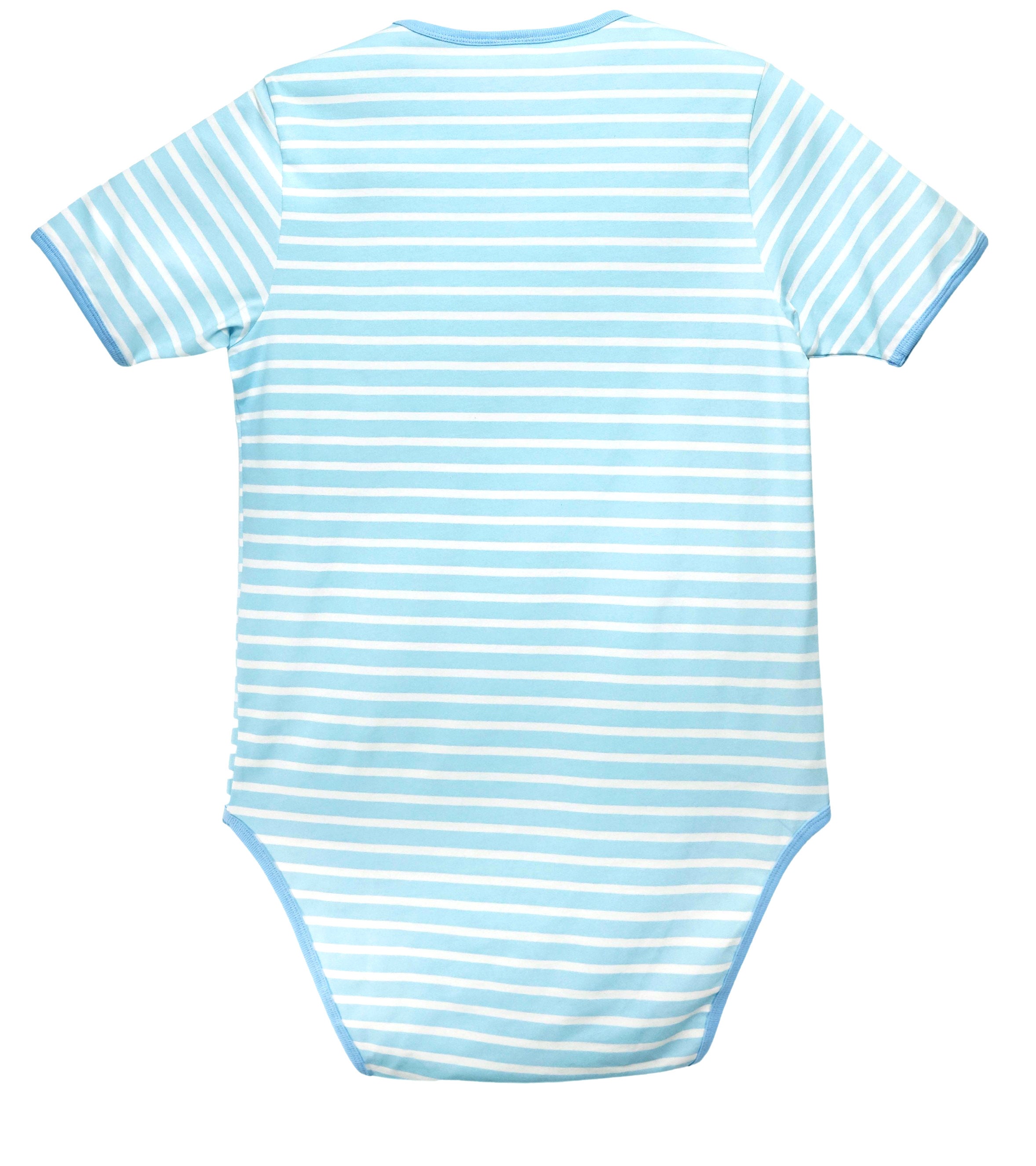 ABDL Adult Baby Onesie- Baby Blue Stripe - Etsy
