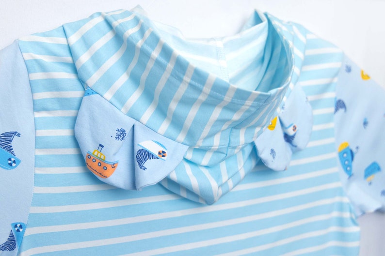 Adult Baby ABDL Onesie - Blue Stripe & Ships - Etsy