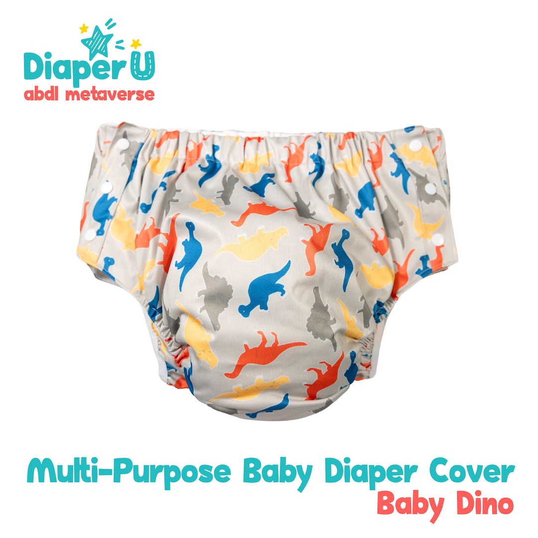 ABDL Baby Dino Multi-purpose Baby Diaper Cover, Swim Diaper - Etsy UK