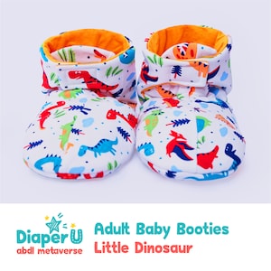Adult Baby ABDL - Little Dinosaur Booties - Etsy