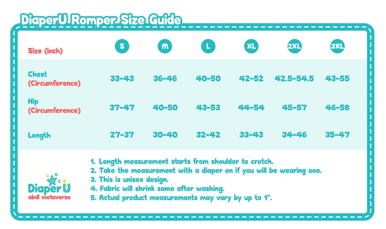 ABDL Adult Baby Romper Toddler Romper - Etsy