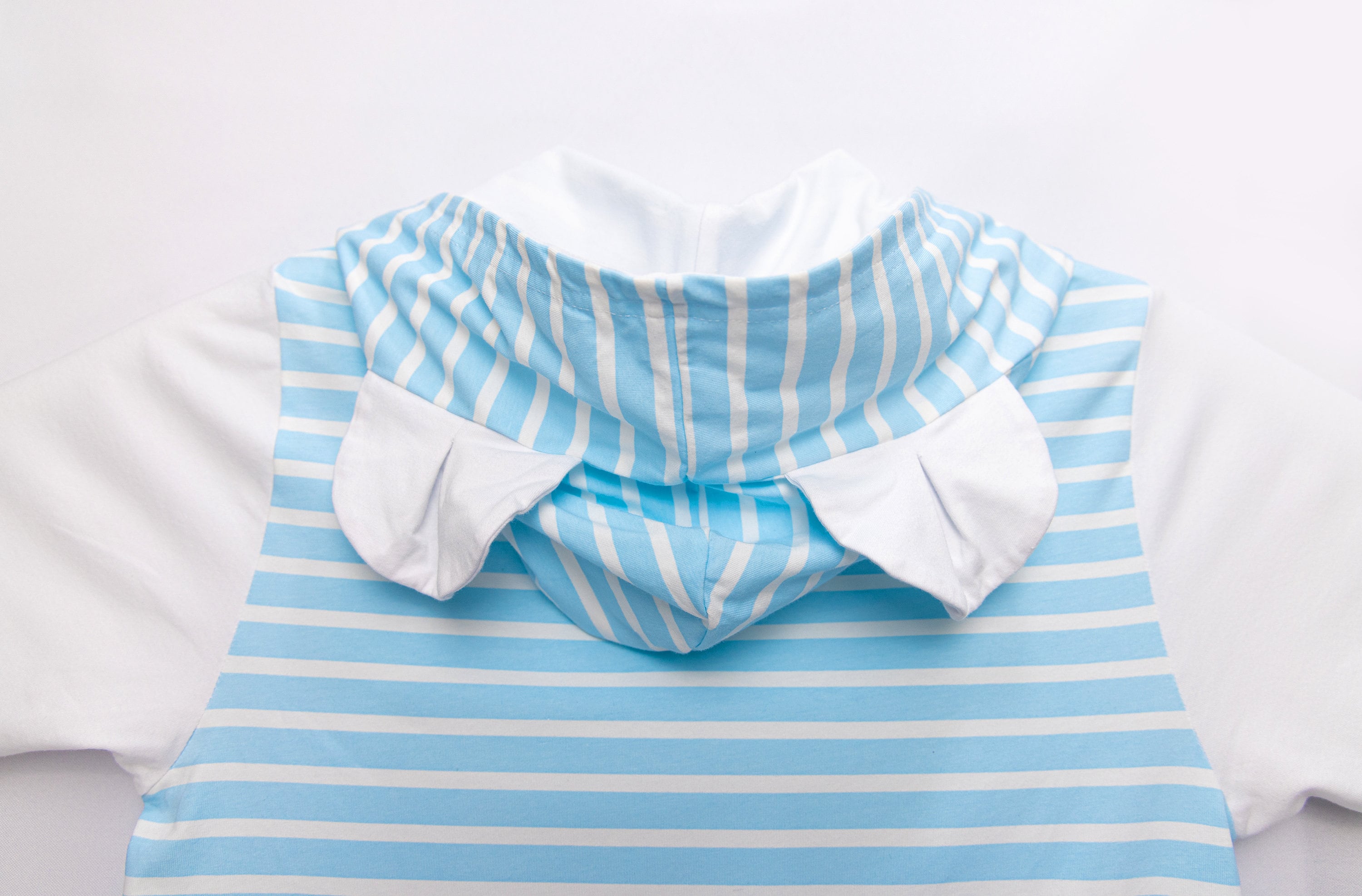 Cute ABDL Adult Baby Onesie Baby Bear blue Stripe & White - Etsy UK