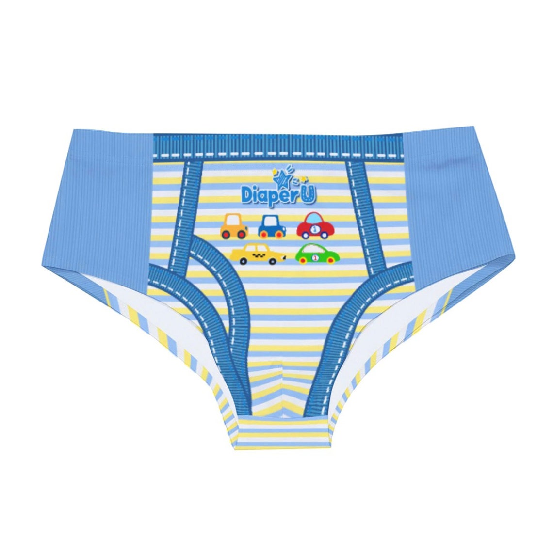 ABDL Adult Baby Cartoon Swim Trunks diaper Design - Etsy