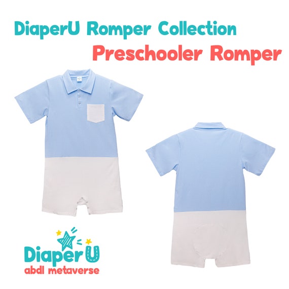 ABDL Adult Baby Romper Preschooler Romper - Etsy