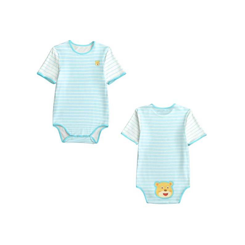 ABDL Adult Baby Onesie - Blue Bear - Etsy
