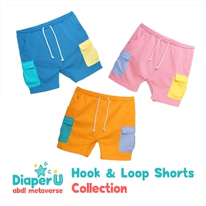 Adult Baby ABDL Hook & Loop Shorts - Baby Blue (limited Edition) - Etsy