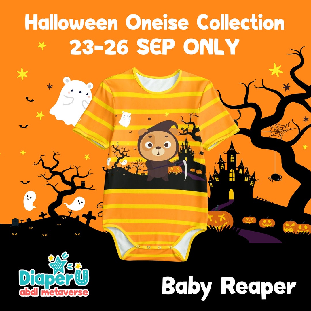 Halloween ABDL Onesie Baby Reaper Limited Edition: 23-26 Sep, 2023 Only ...
