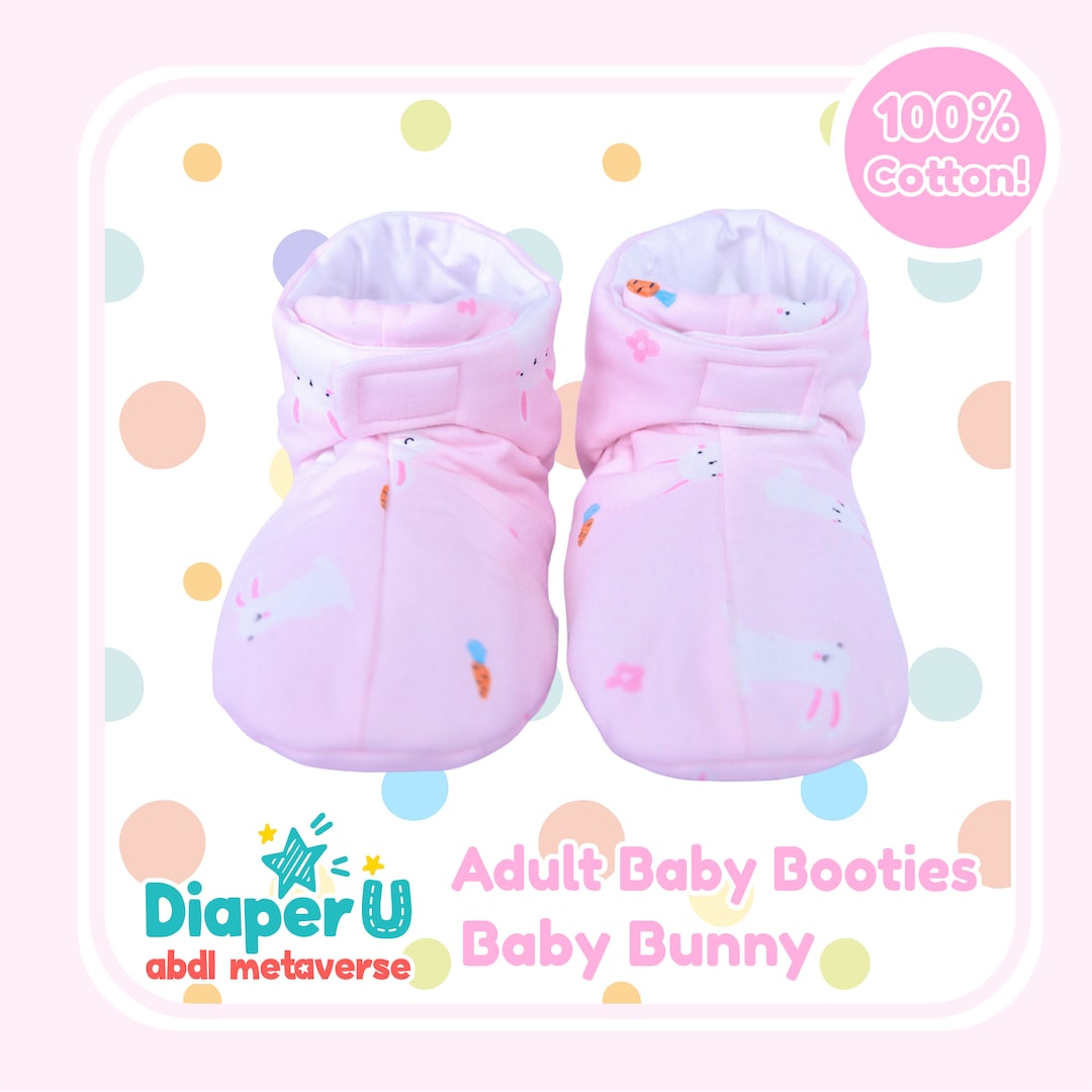 ABDL Adult Baby Booties - Baby Bunny - Etsy