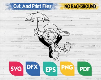 Jiminy Cricket Svg | Etsy