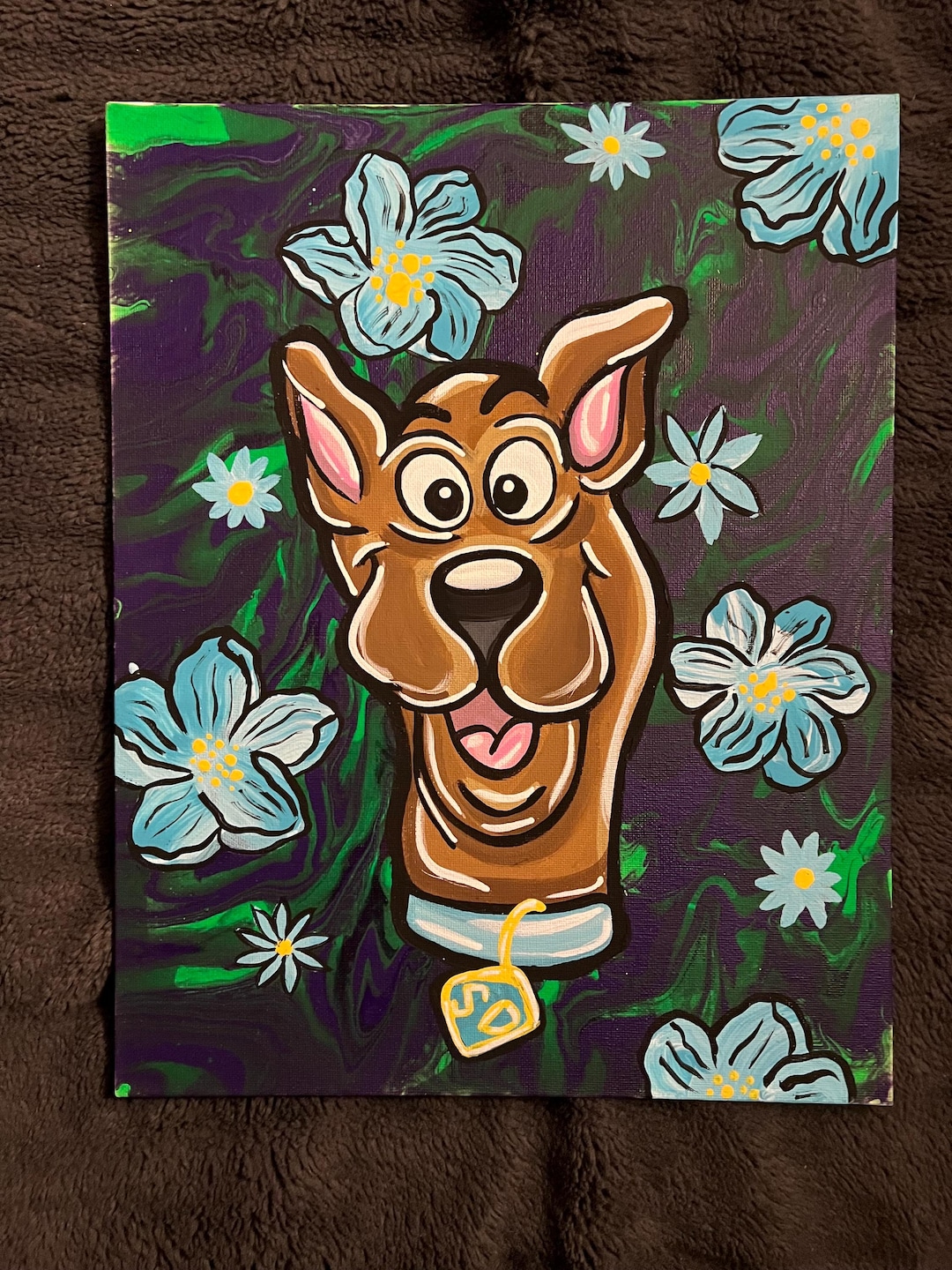 Original Painting Scooby Doo - Etsy