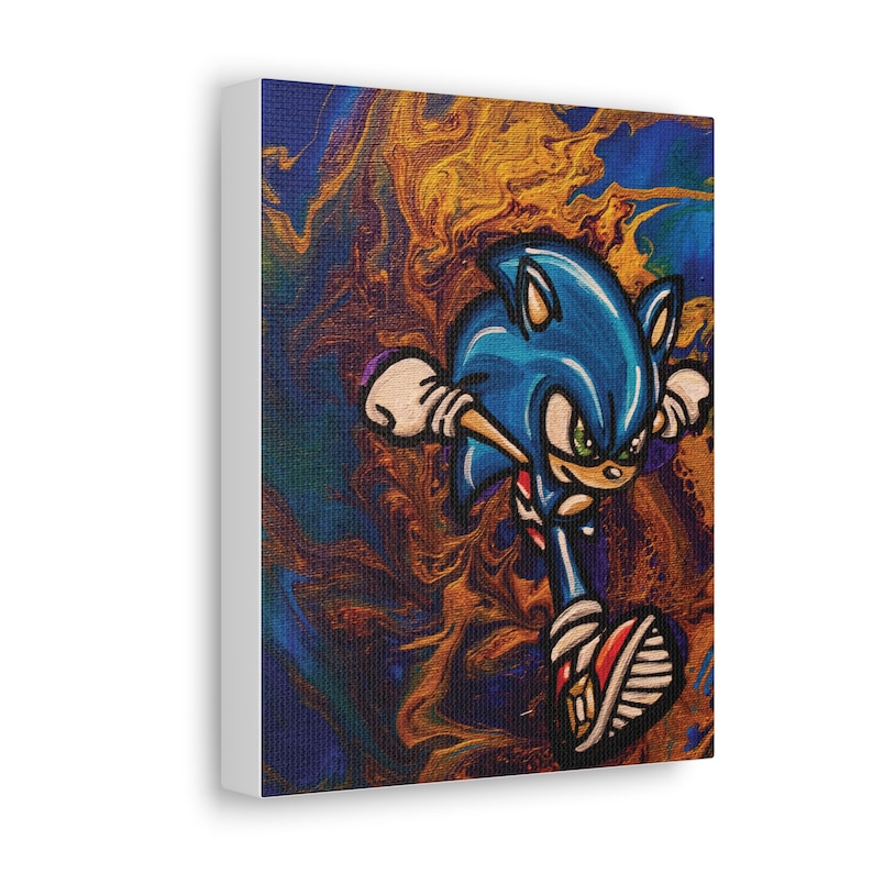 Canvas Sonic Painting - Etsy