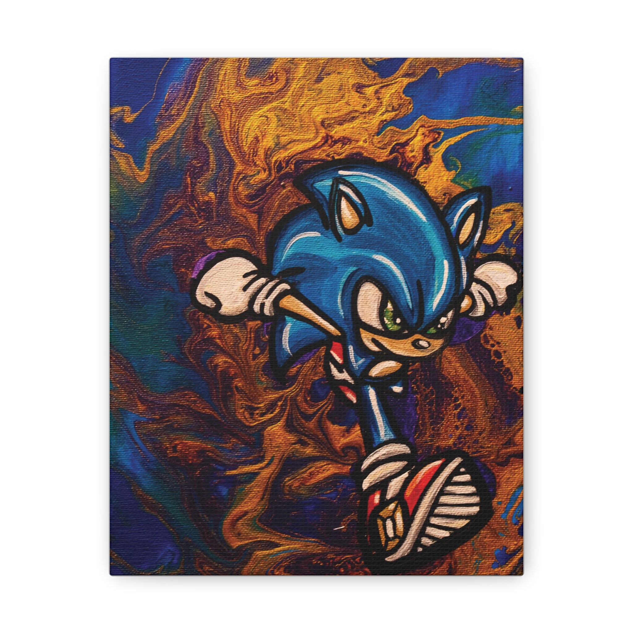 Canvas Sonic Painting - Etsy