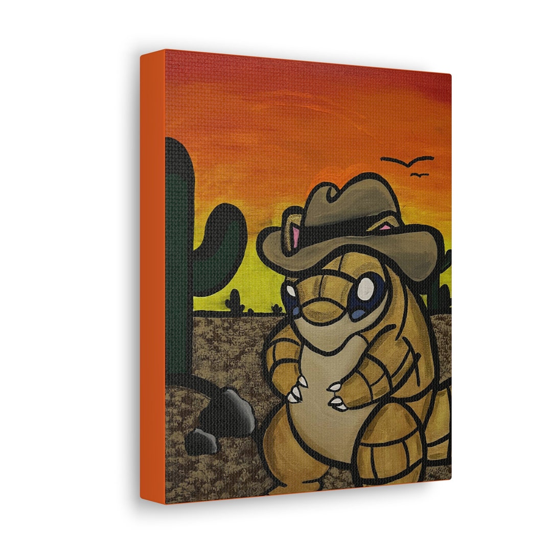 Canvas Cowboy Sandshrew - Etsy