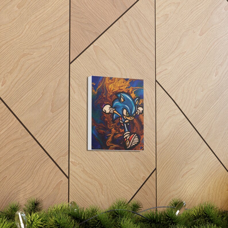 Canvas Sonic Painting - Etsy