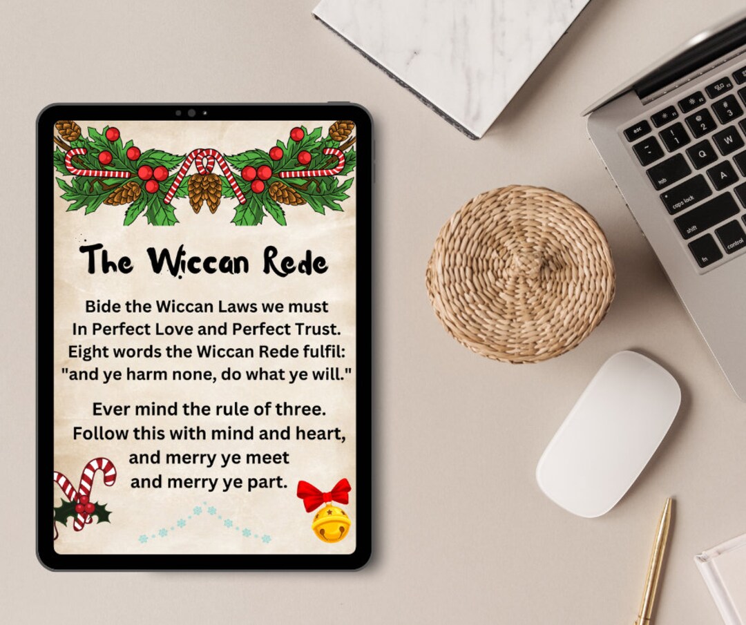The Wiccan Rede - Short Version: Printable Wisdom for Your Spiritual ...