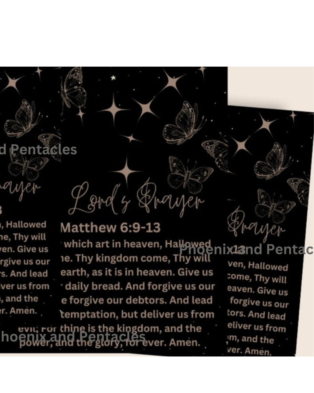 The Lord's Prayer, Holy Bible, Matthew 6:9-13, Digital PDF, PDF ...