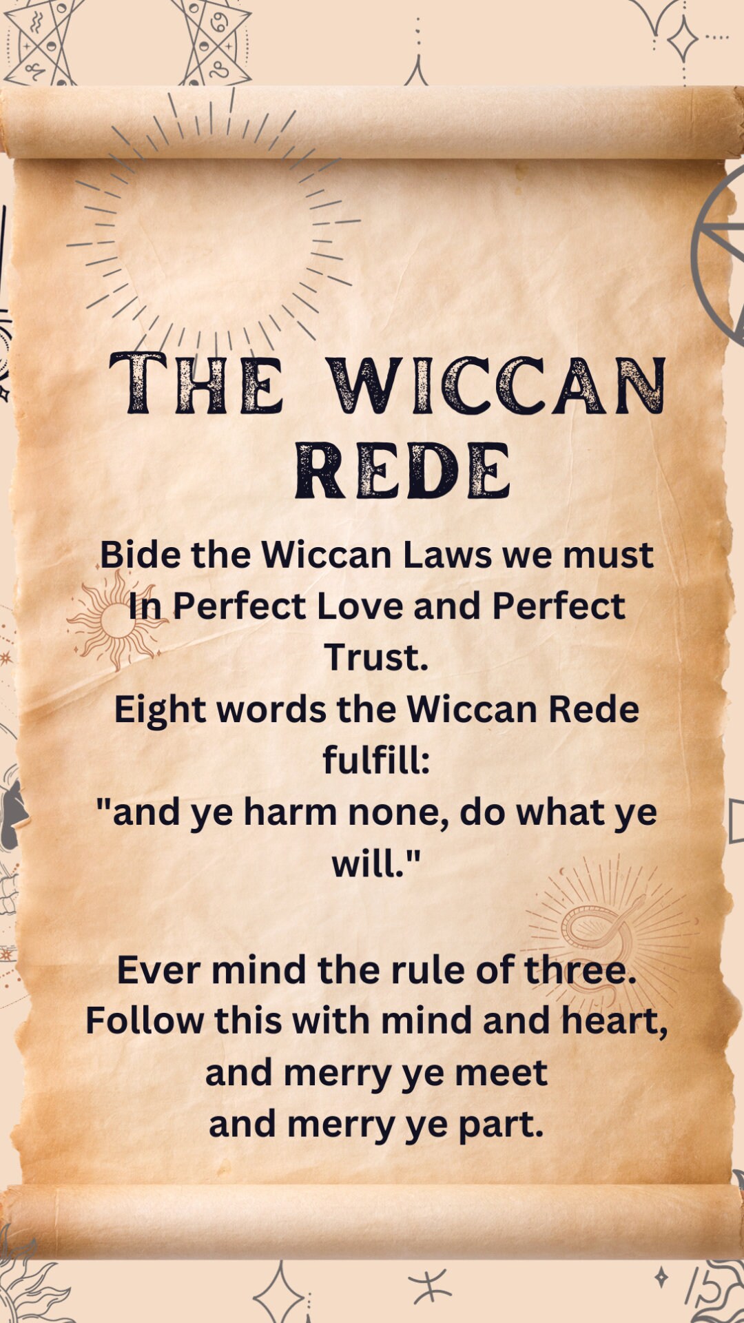 Wiccan Rede Interpretation