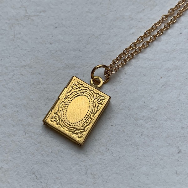Book Locket - Etsy