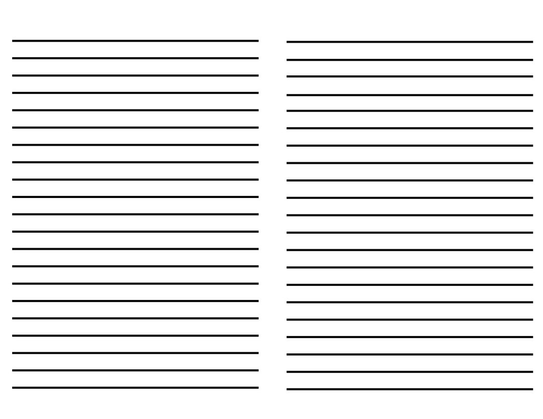 Digital Download Lined Pages - Etsy