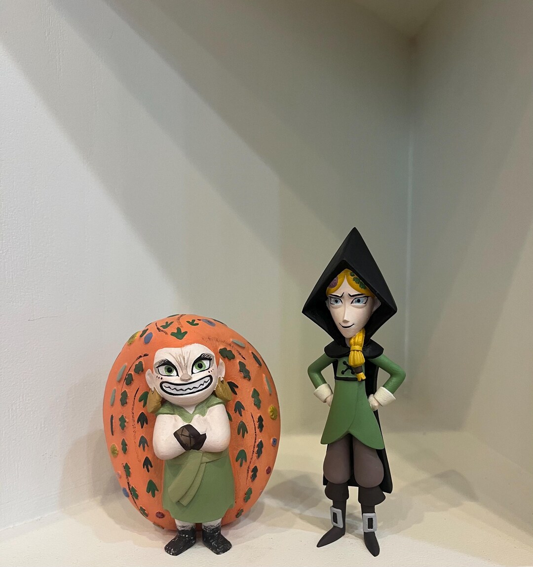 Wolfwalkers Mebh and Robyn Human Form Custom Figurines - Etsy UK