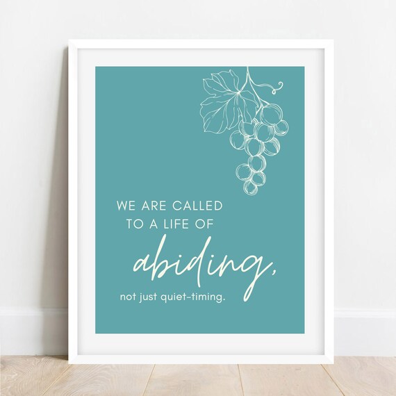 Abiding Digital Print for Personal Encouragement - Etsy