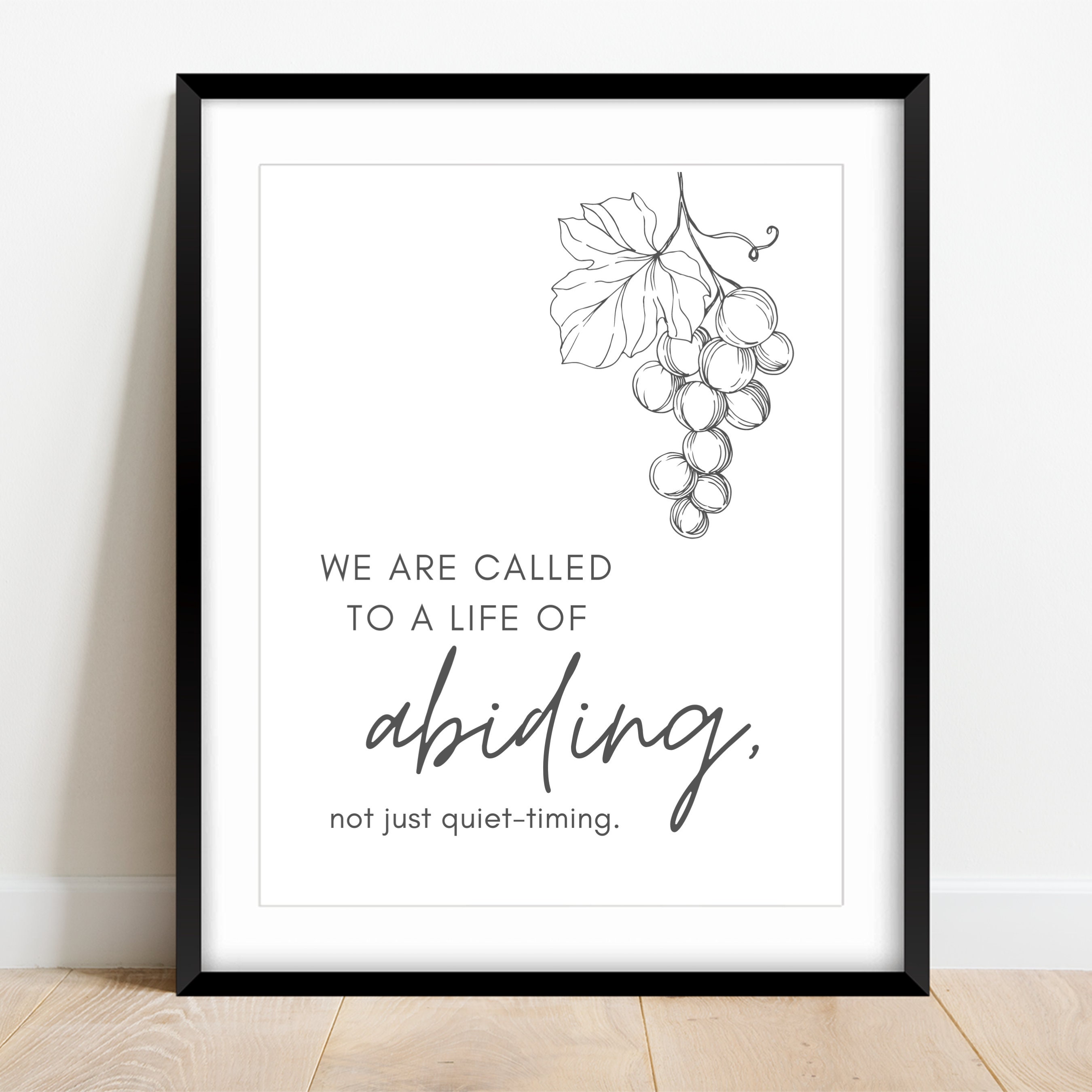 Abiding Digital Print for Personal Encouragement, Motivational, Abide ...