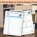 High School Back to School Weekly Planner, Study Tracker, Daily ...