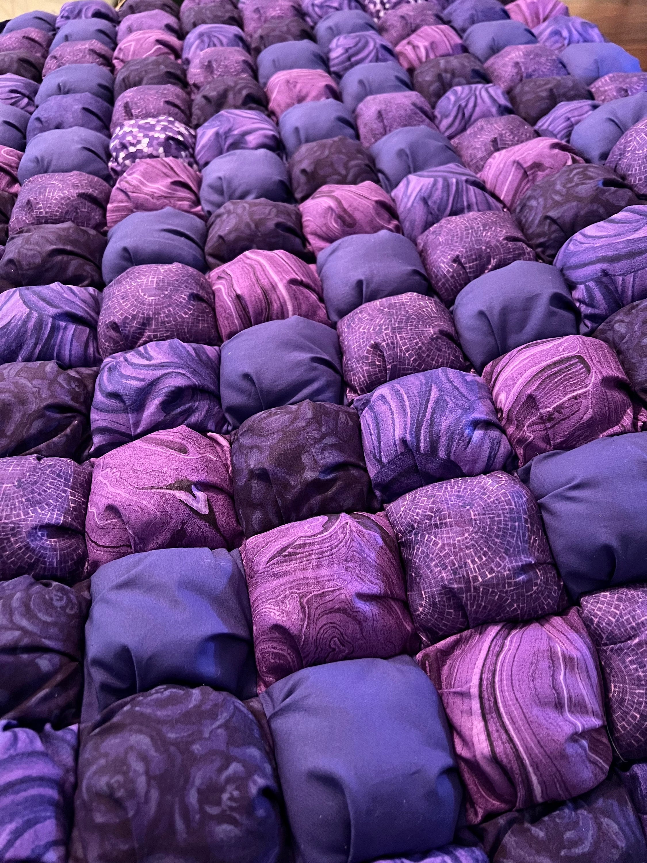 Pick Your Color Puff Bubble Quilt - Throw or Twin Size Comforter - Etsy