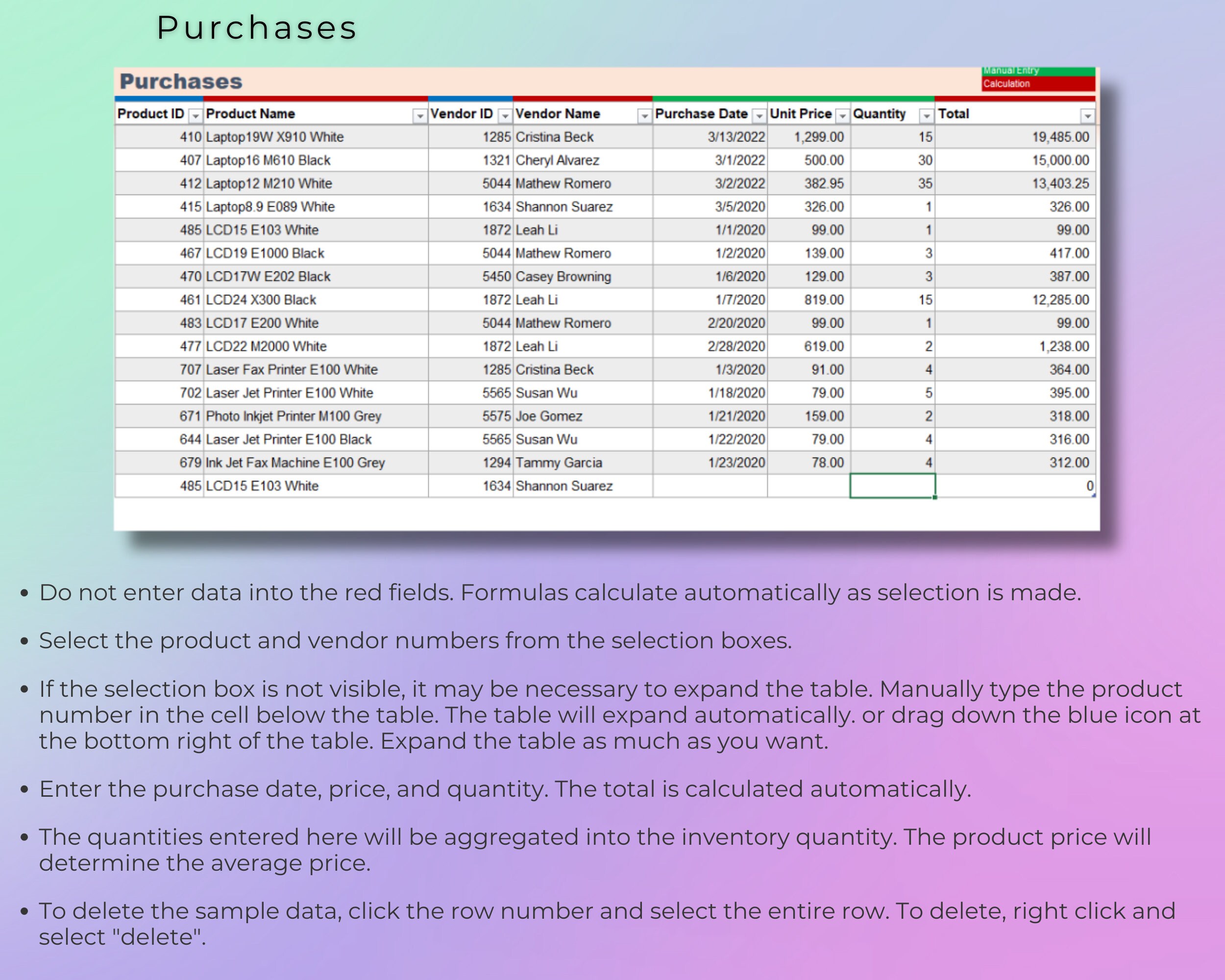 Small Business Bookkeeping Spreadsheet Inventory Order - Etsy