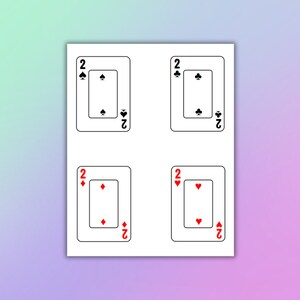 Printable Pokeno Cards 52 Unique, Printable Cards, Instant Download ...