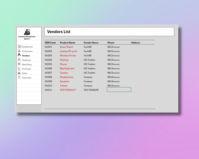 Excel Inventory Management System | Automated Stock Tracking ...