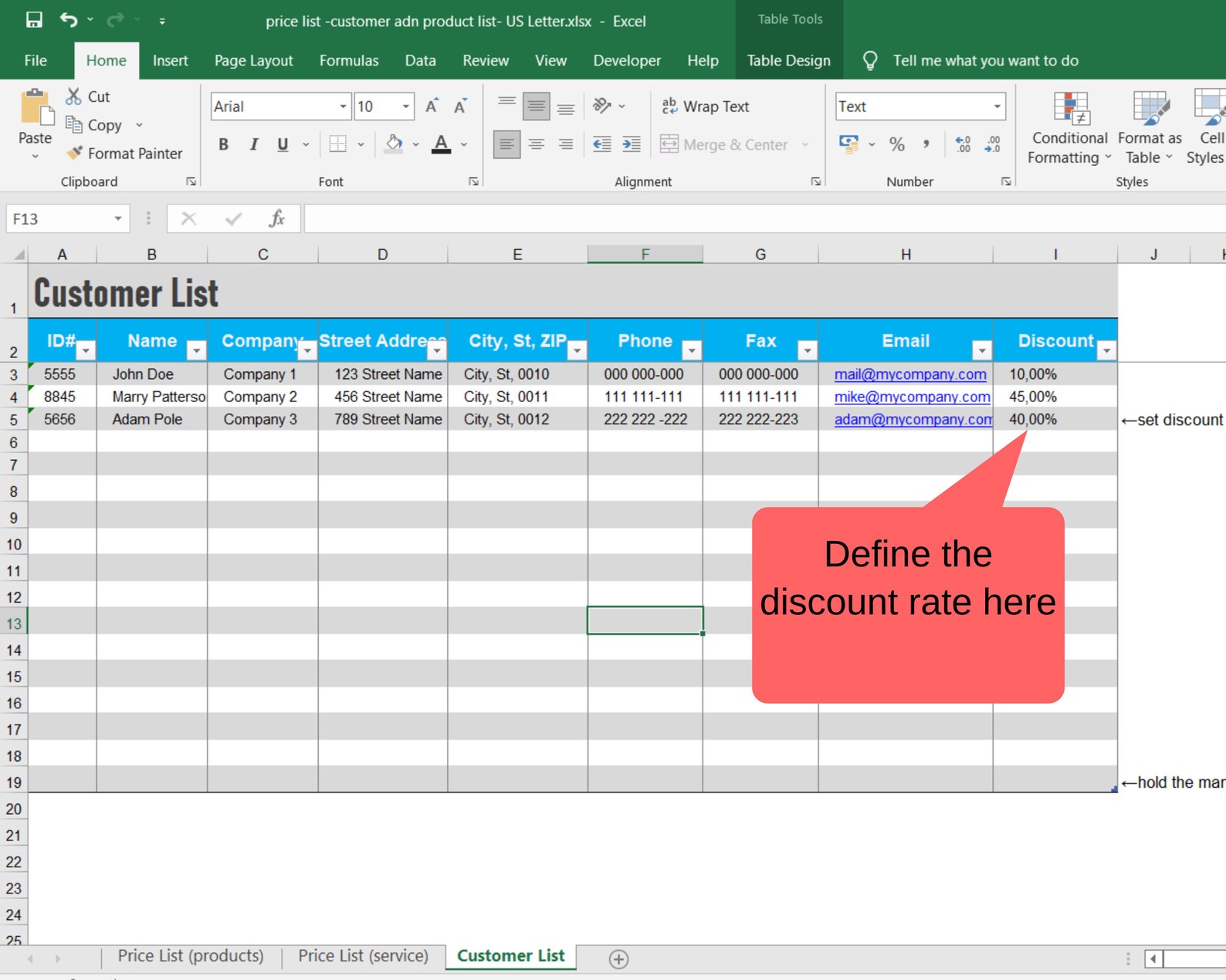 Advanced Price List Template, Excel, Google Sheets, PDF Convertible ...