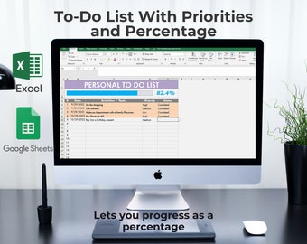 Excel Drop Down Template - Etsy