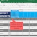 Weekly Time Employee Chart, Employee Work Schedule, Staff Planner ...