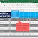 Weekly Time Employee Chart, Employee Work Schedule, Staff Planner ...