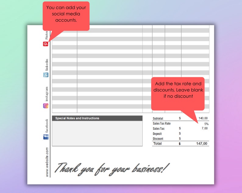 Advanced Invoice Template, Selected From Customers and Products List ... Advanced Invoice Template, Selected From Customers and Products List ...