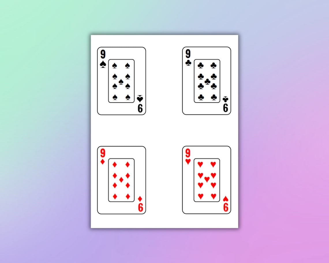 Printable Pokeno Cards 52 Unique, Printable Cards, Instant Download ...