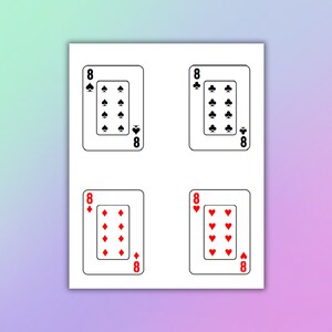 Printable Pokeno Cards 52 Unique, Printable Cards, Instant Download ...