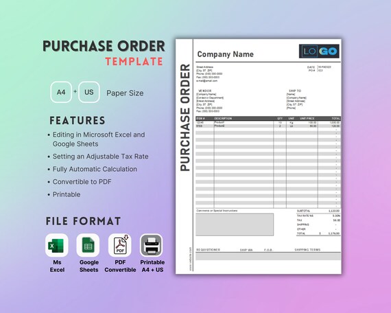 Microsoft Purchase Order Form 1000+ Order Forms | Jotform
