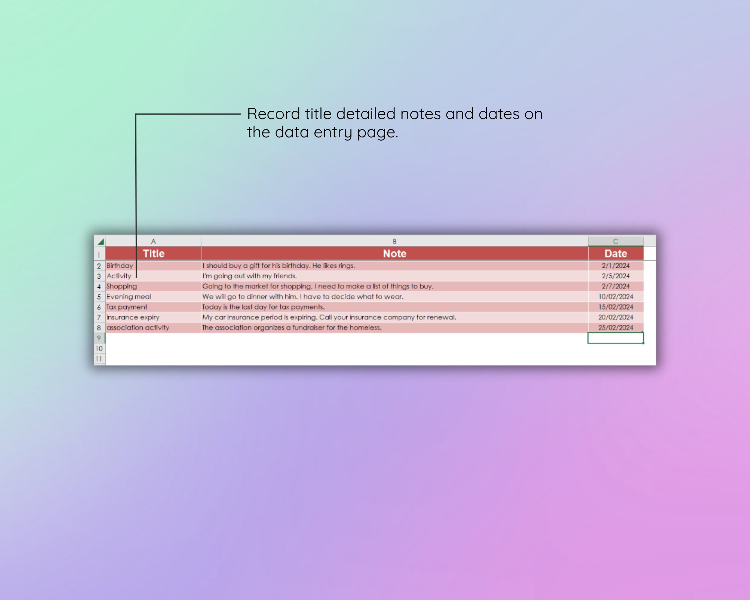 To-do List & Smart Calendar Excel Template | Task Tracker Excel ...
