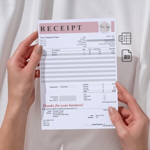 Advanced Payment Receipt Template | Excel & Google Sheets | Printable ...