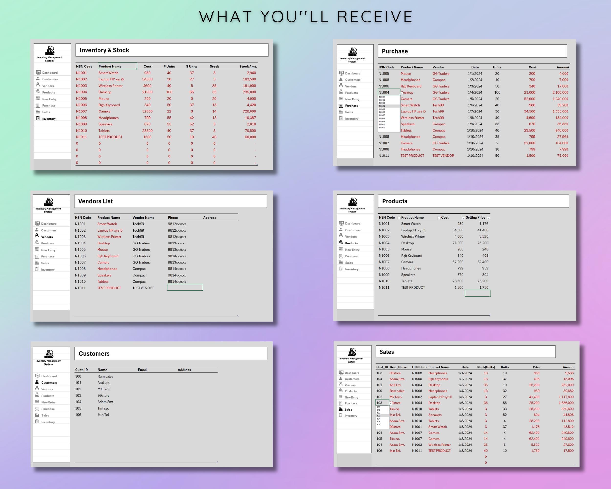 Excel Inventory Management System | Automated Stock Tracking ...