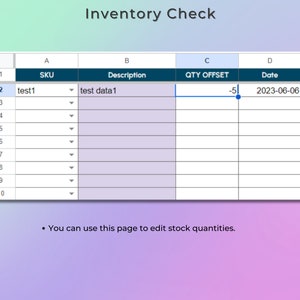 Inventory Tracker, Inventory List Inventory Sheet Inventory Log ...