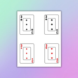 Printable Pokeno Cards 52 Unique, Printable Cards, Instant Download ...