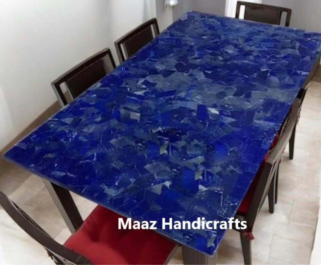 Lapis Lazuli Dining Table Top Kitchen Countertop Lapis Kitchen Slab ...