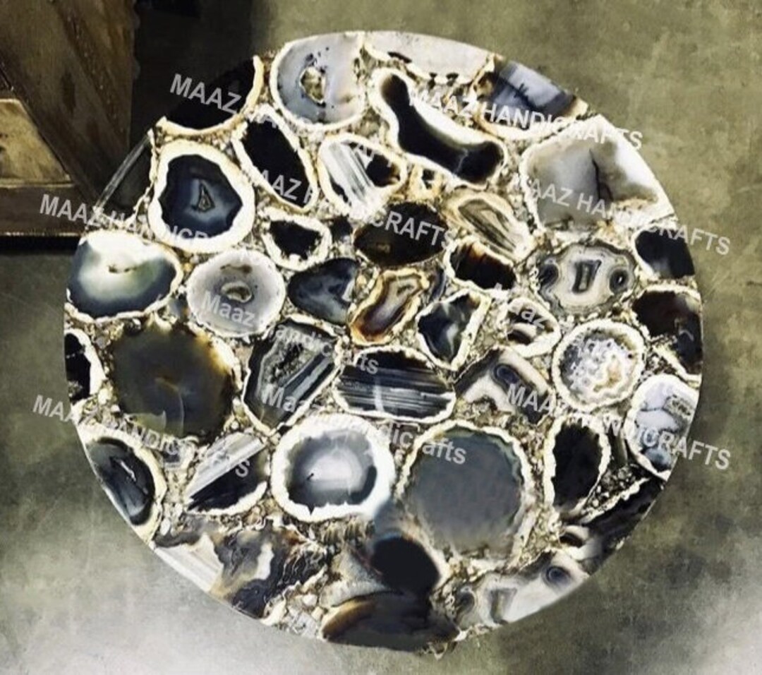 Meilleur Natural Wild Agate Coffee Table Top Entryway - Etsy